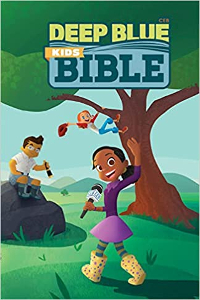 Holy Bible Common English Bible Deep Blue Kids - Stories & Thyme